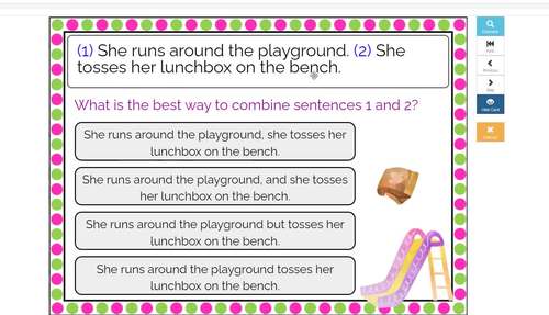 Creating Compound Sentences Boom Cards - Revise and Edit Skill | TPT