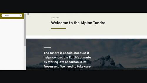 Virtual Field Trip Arctic Alpine Tundra Fast Facts BUNDLE Click and Go!