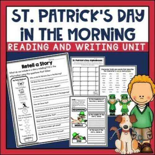 St. Patrick's Day in the Morning by Eve Bunting Activities | TPT