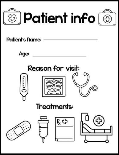 Doctor's office dramatic play by Missdprek | TPT