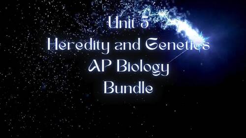AP Biology Curriculum BUNDLE | Unit 5 Heredity & Genetics FRQs & MCQs ...