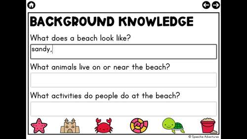 Old Lady Who Swallowed a Shell Book Companion Boom Cards by Speechie ...