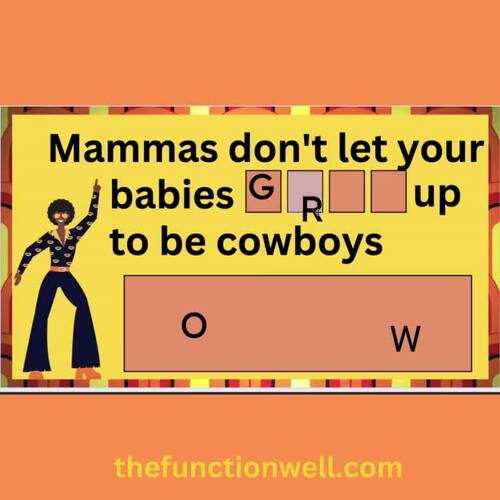 Complete the Lyrics - 1970s Songs - Memory - Aphasia - Adult Speech Therapy