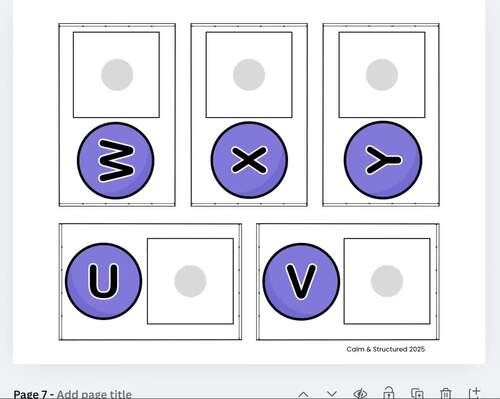 Match Uppercase Letters | Task Cards | Alphabet | Special Education ...
