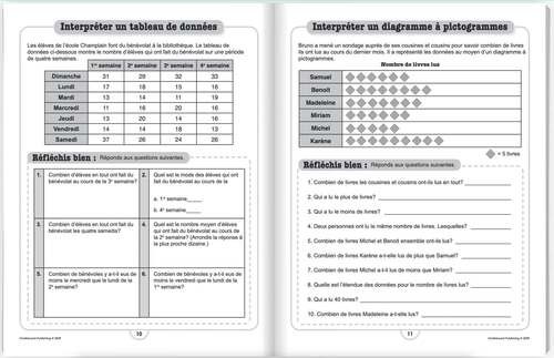 Data Management Activities Grades 4-6 (French Version) by Chalkboard ...