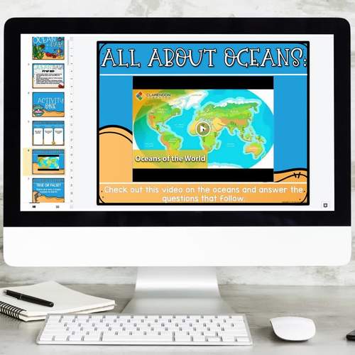 VIRTUAL DIGITAL OCEAN THEME DAY | Google Slides | TPT