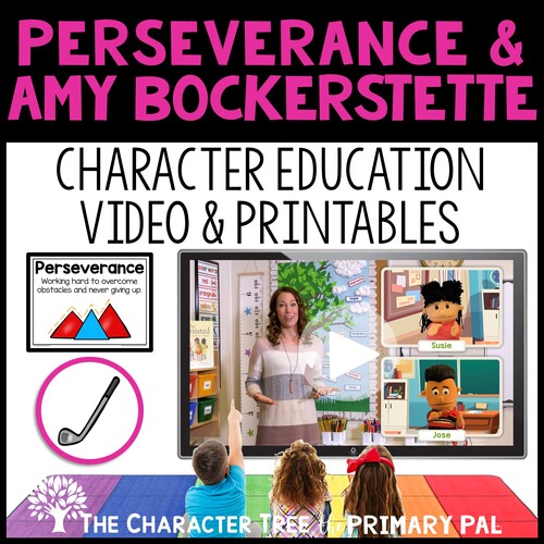 Perseverance Lesson 4 of 4 Kindergarten SEL Video & Printables ...