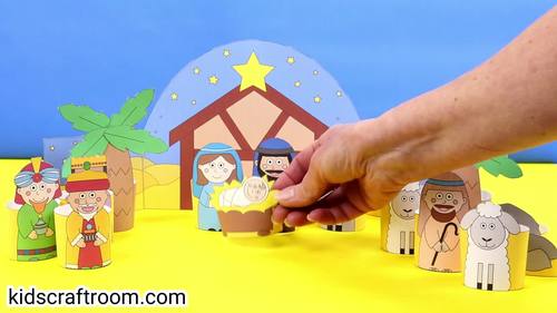 Nativity Set - Christmas Craft - Religious Christmas Craft - Christian ...