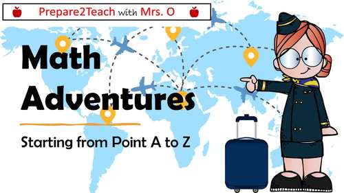 Math Adventures Traveling from Point A to Z! (Scavenger Hunt / A-Z Book)