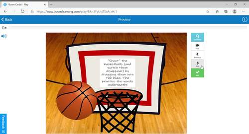 BOOM Cards: Shoot Hoops for /j/ Sounds by Petite Speech Geek | TpT