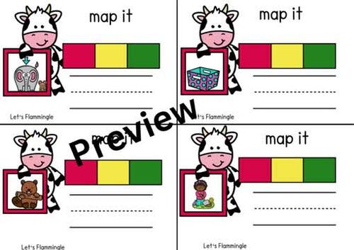 Farm Animals Activities Bundle Phonics Math Centers Alphabet CVC Words Game