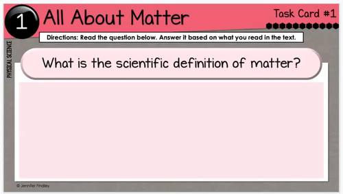 Science Centers with Reading Passages Set 5 ∣ Physical Science with Digital