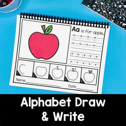 Draw and Write the Alphabet Directed Drawing Step by step drawing ...