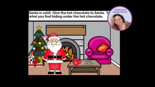 Feed Santa Hot Chocolate Interactive Speech Initial /h/ Words 20 ...