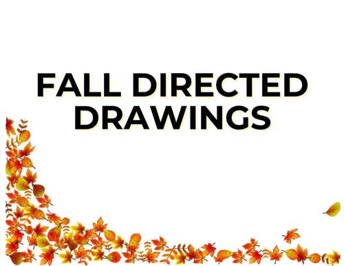Fall Printable Directed Drawing Templates, Art Activities for ...