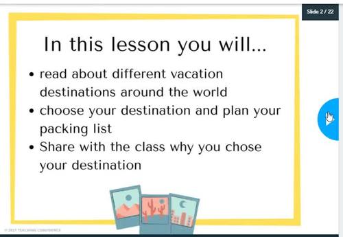 EOY Fun - Plan a Dream International Summer Vacation - NearPod | TpT