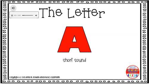 A-Z Letter Sounds and Letter Recognition Alphabet Books| Print ...