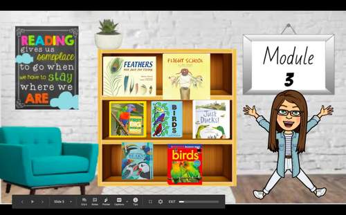 EL Education Bitmoji Classroom Grade 1 Module 3 Unit 1 Google Slides