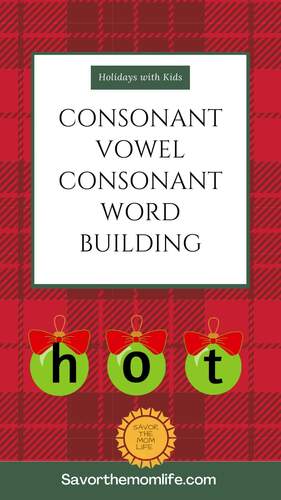 Christmas Busy Box Alphabet Flash Cards by Savorthemomlife | TPT