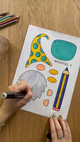 Gnome Craft Templates for Back To School - Easy Art Activity | TPT