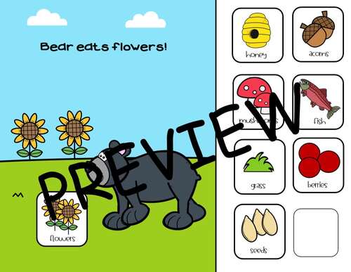Bear Gets Ready for Winter | Interactive Book | Hibernation | Preschool