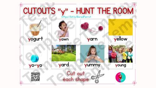 Write the Room Kindergarten - Letter "y": Writing / Vocabulary / Phonics