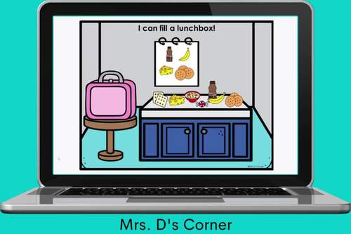 Packing a Lunch for School Digital Activity | Distance Learning | TPT