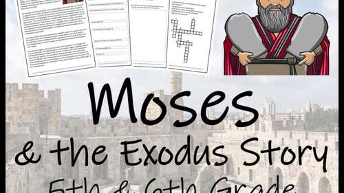 Moses & the Exodus Story Close Reading Activity | 5th Grade & 6th Grade