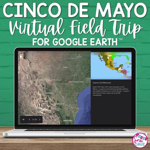 Cinco de Mayo Activities Virtual Field Trip for Google Earth English ...