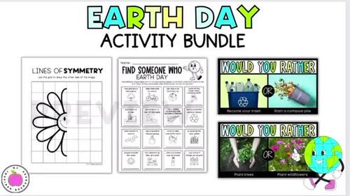 Earth Day Activities and Games Bundle by KJ Inspired Resources | TPT