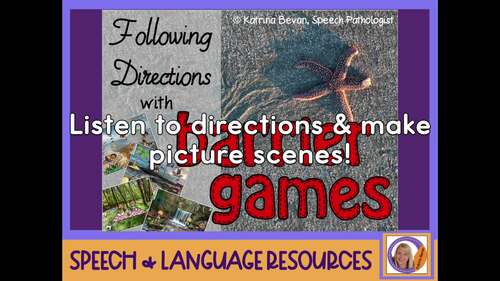 Following Directions with Barrier Games by Katrina Bevan | TPT