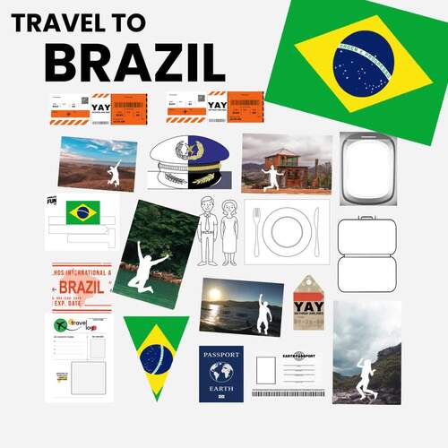 Travel to Brazil! – Printable Pretend Travel Activity for Kids by ...