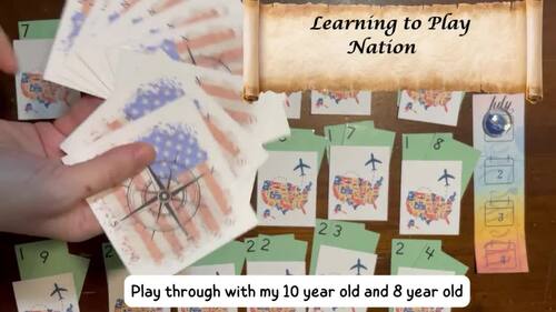 Fact Fluency Cooperative Math game for all National Numeric Treasure