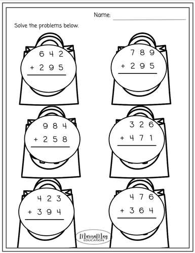 Elementary Math (3rd & 4th grade) - Halloween Themed Fun Activity ...