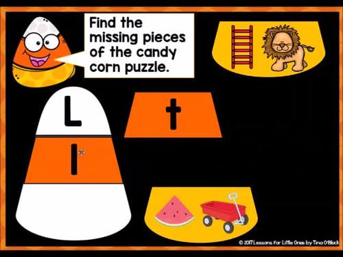 Alphabet Puzzles Letters Letter Sounds Fall Digital Boom Cards Distance ...