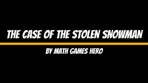 Winter Math: Mini CSI: Area of Oblique Triangles with SAS & Heron's Formula