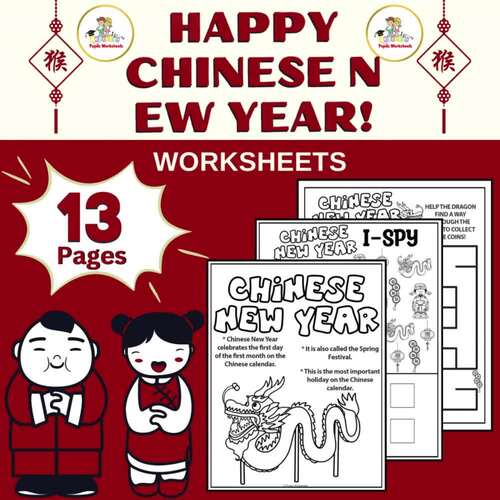 Chinese New Year No Prep Printables Worksheets I Chinese New Year Craft