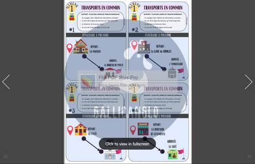 FRENCH Conversation Life skills TRANSPORTATIONS Giving or asking for ...