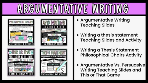 AVID Writing and Writer's Workshop Activities by KJ Inspired Resources