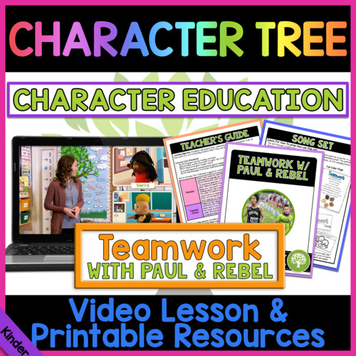 Teamwork 4 of 4 | Character Education for Kindergarten by The Primary Pal