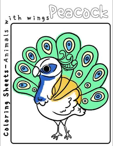 Alphabet Animal Coloring and Tracing Word - Animals with wings Coloring ...