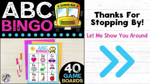 Alphabet Bingo Game | Beginning Sounds | Letter Names | ABC BINGO ...