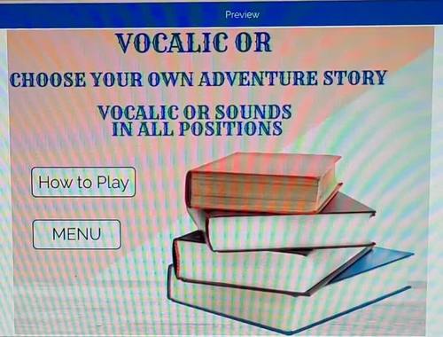 Vocalic OR Boom Cards - Story Building by HaileyCSLP | TPT