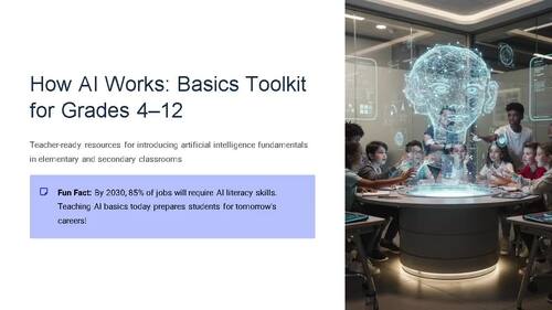 How AI Works Basics Toolkit for Grades 412 Teacher ready resources for
