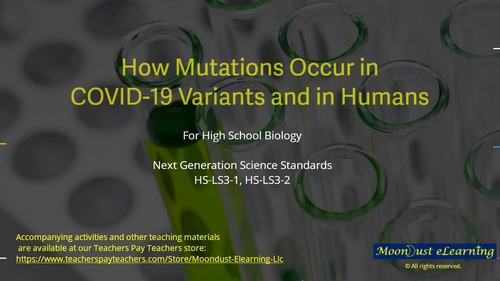 How Mutations Occur in COVID-19 Variants and in Humans - Video | TPT