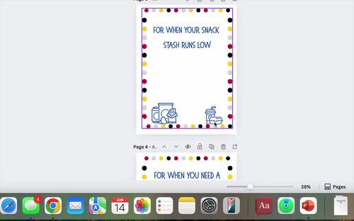 College Survival Kit Gift Card Template by Meg Marino | TPT