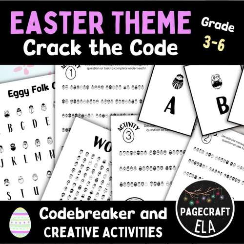 Easter Codebreaker Activity | Cryptogram Challenge with SEL & Creative ...