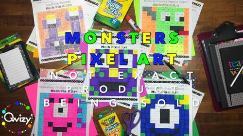 Monster AP Calculus SUPER MEGA BUNDLE: Math Pixel Art- Distance ...