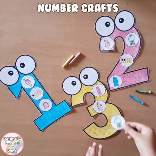 Tracing Numbers 1-10 | Number Crafts | Trace and Write Numbers | Numbers