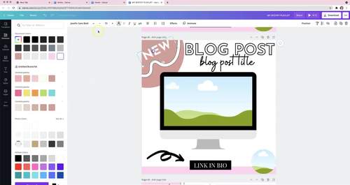 Instagram Engagement Templates for Teacher Sellers - Editable in Canva